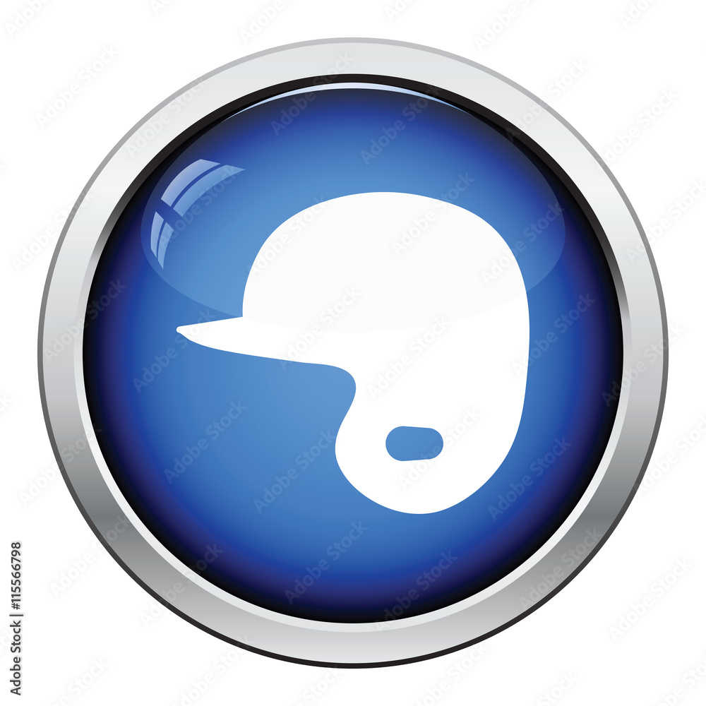 Baseball helmet icon Stock Vector | Adobe Stock