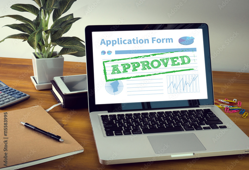 APPROVED (Accepted Application Form ) Stock Photo | Adobe Stock