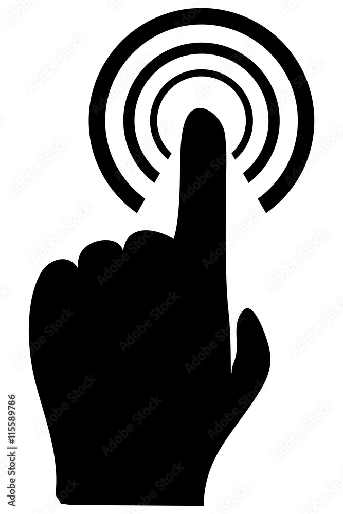 touch icon Stock Vector | Adobe Stock
