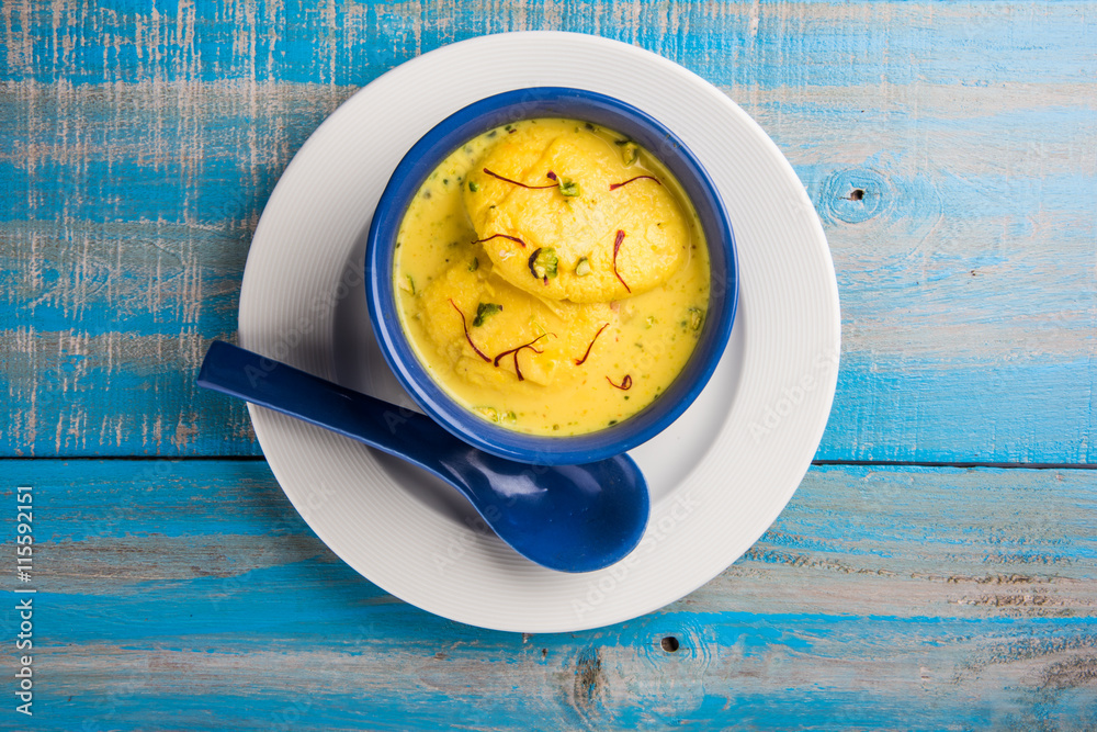 traditional rasmalai indian dessert, indian sweet rasmalai or ras malai ...