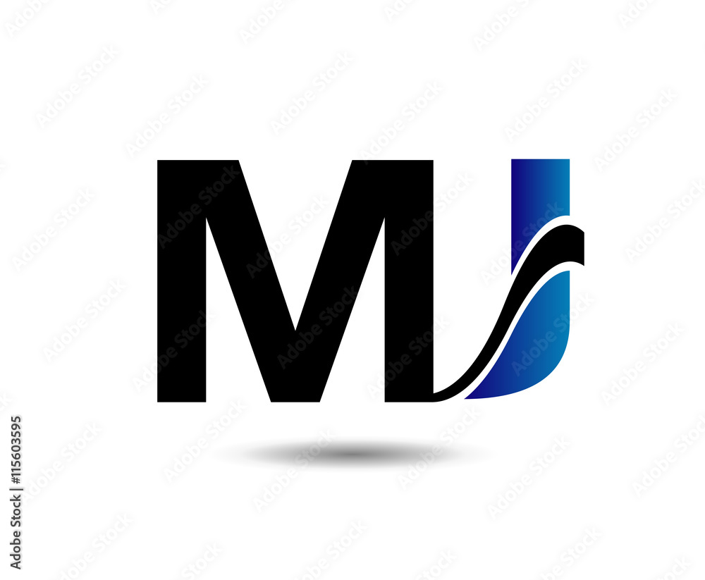 Letter M and J logo Stock Vector | Adobe Stock