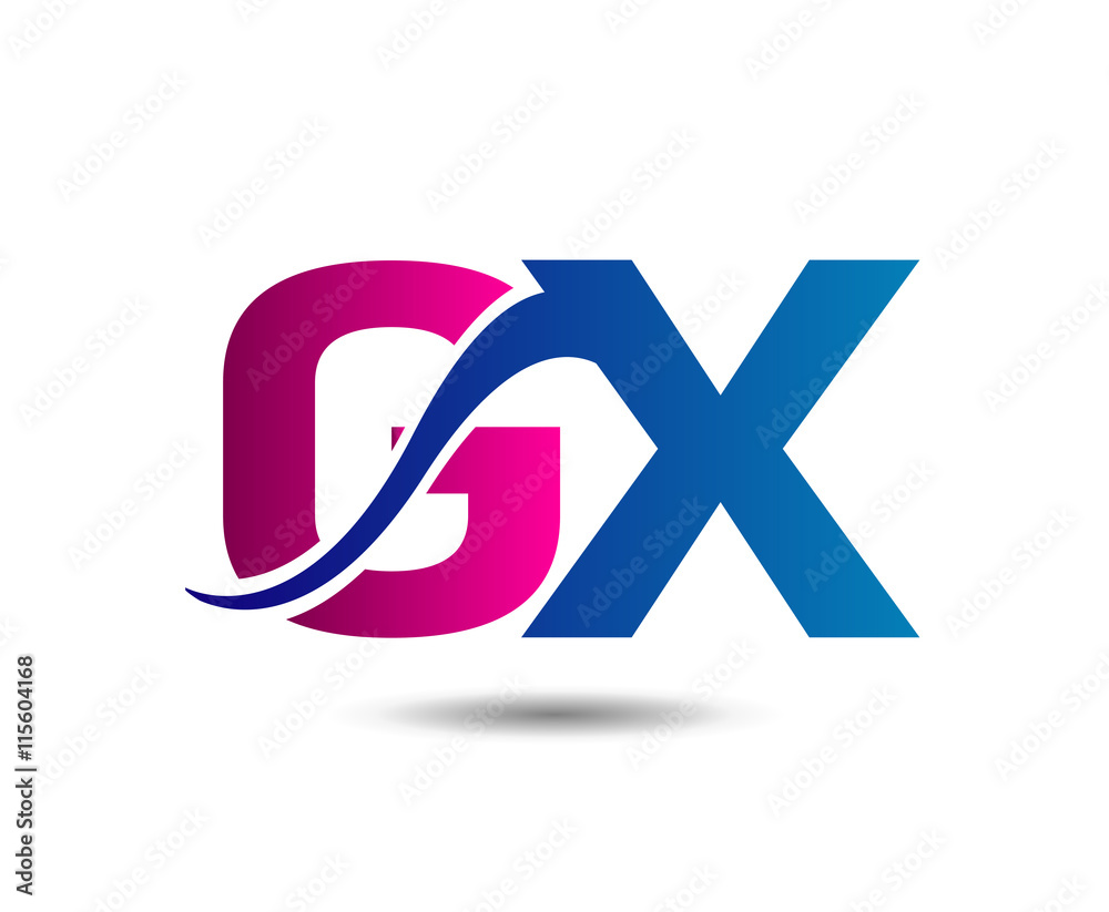 G and X logo vector, gx sign Stock Vector | Adobe Stock