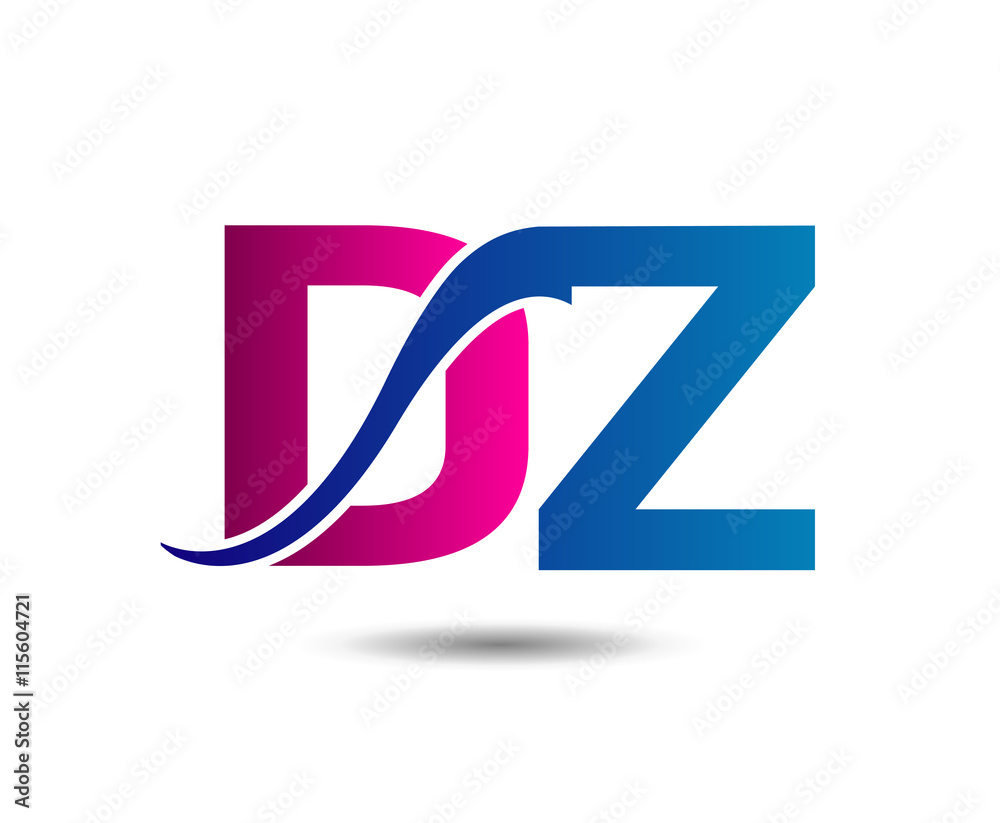 DZ logo Stock Vector | Adobe Stock