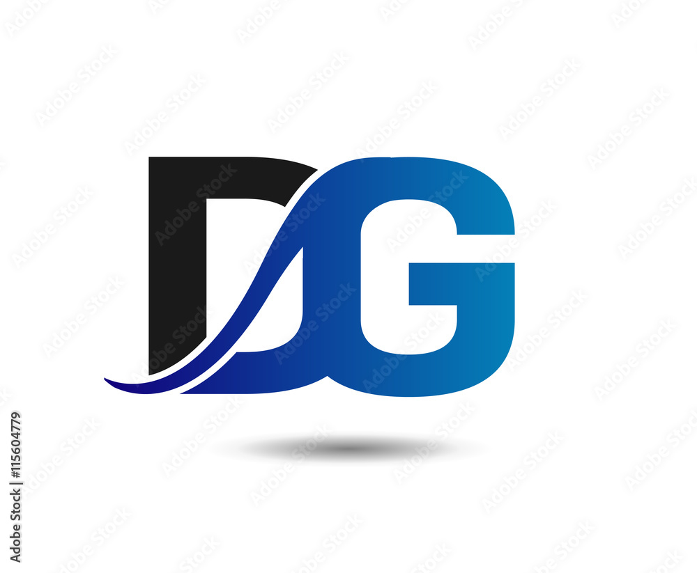 DG initial company group logo Stock Vector | Adobe Stock