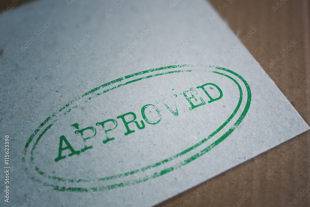 Approved Stamp Stock Illustration | Adobe Stock