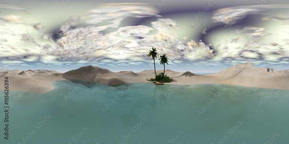 Environment map. HDRI map. Equirectangular projection. Spherical ...