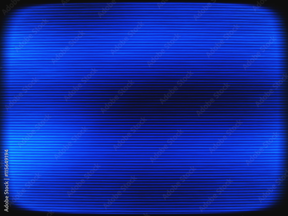 Horizontal vintage blue interlaced tv screen abstraction backgro Stock ...