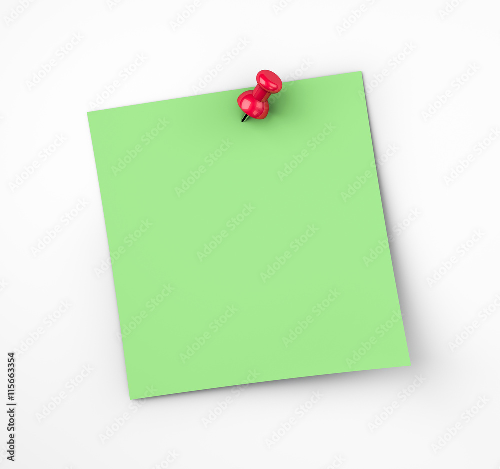 Blank post it note Stock Illustration | Adobe Stock