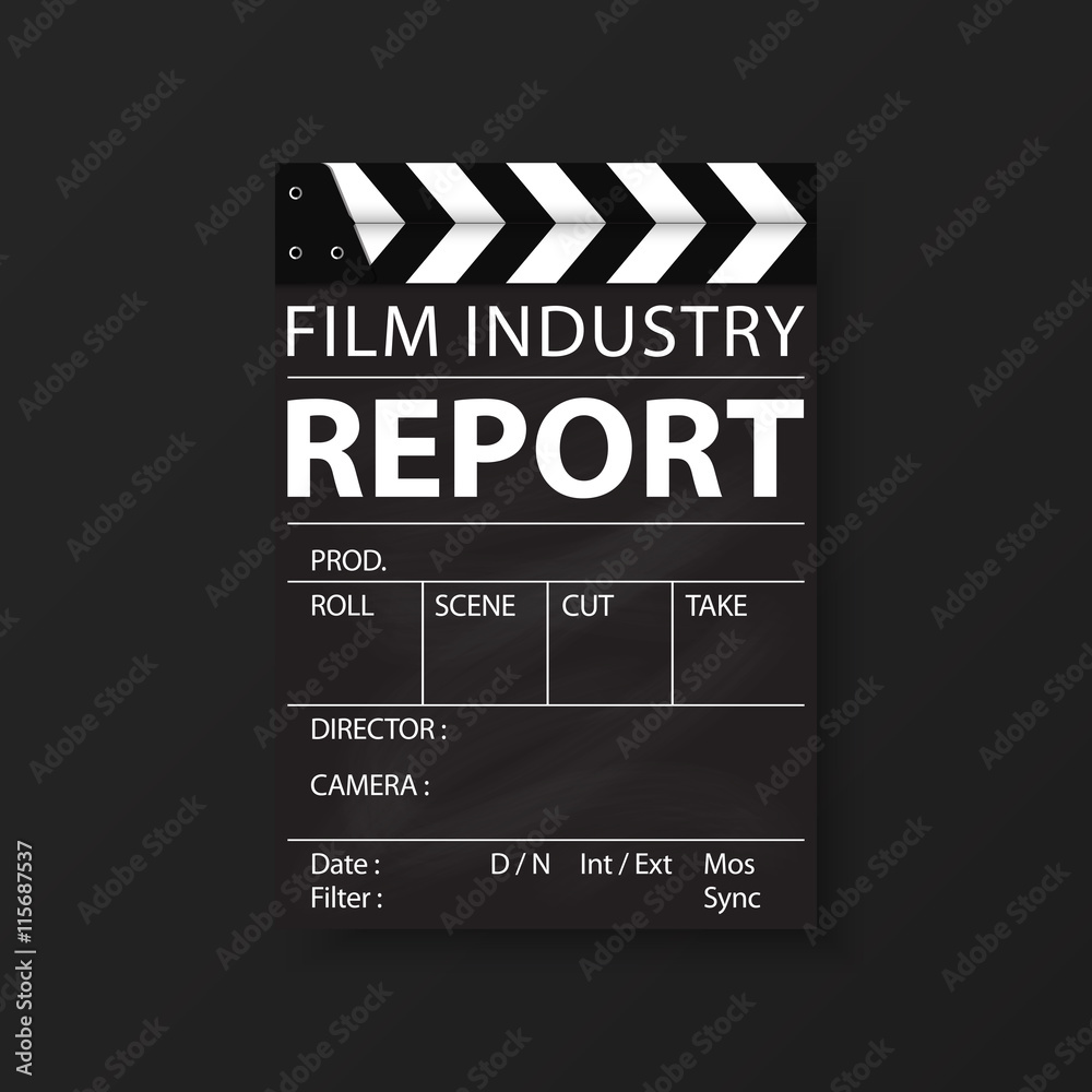Vecteur Stock Film industry corporate Identity Templates for flyers ...