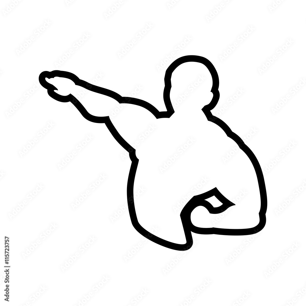 Healthy lifestyle and bodybuilder concept represented by Muscle man ...