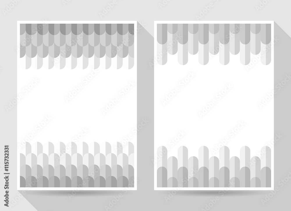 Abstract background, gray oval pattern elements of different brightness ...