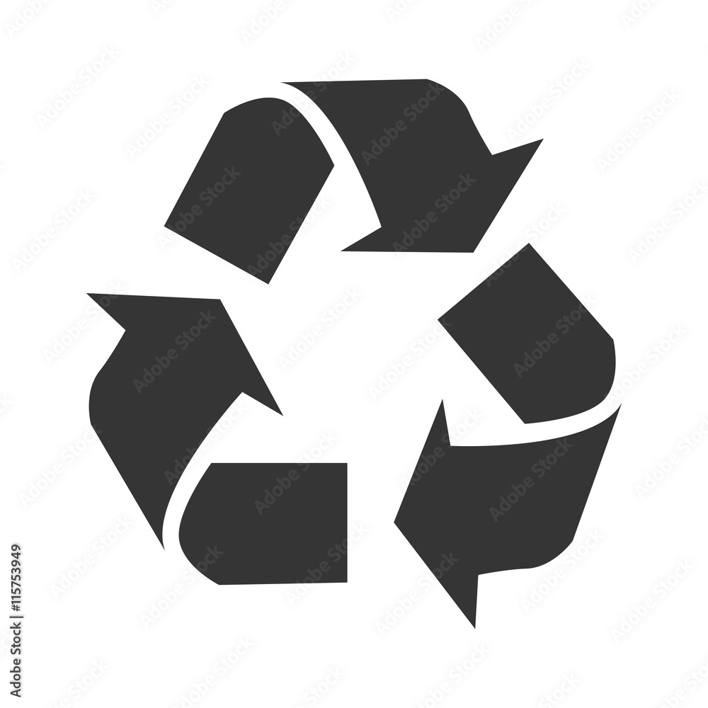 Renewable energy icon in black and white , vector illustration graphic ...