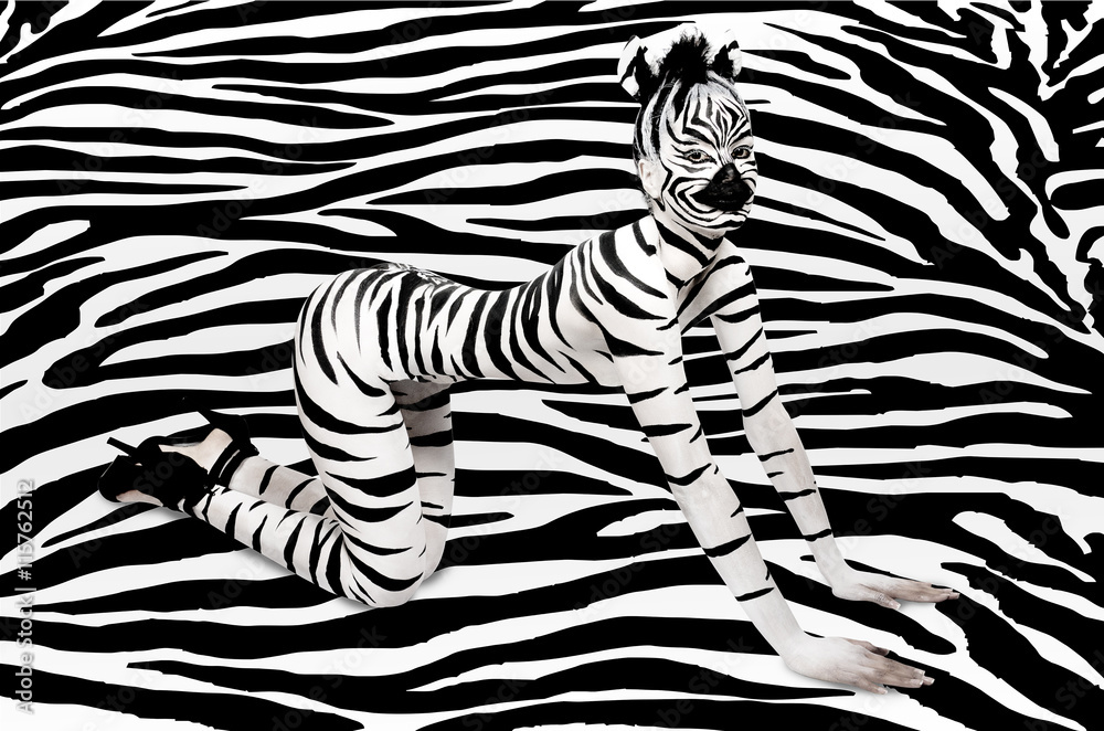 Bodypaint Zebra