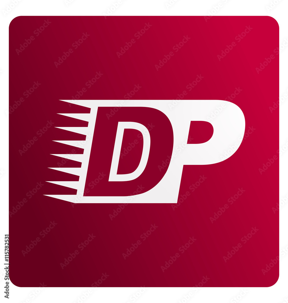 DP Two letter composition for initial, logo or signature Stock Vector ...