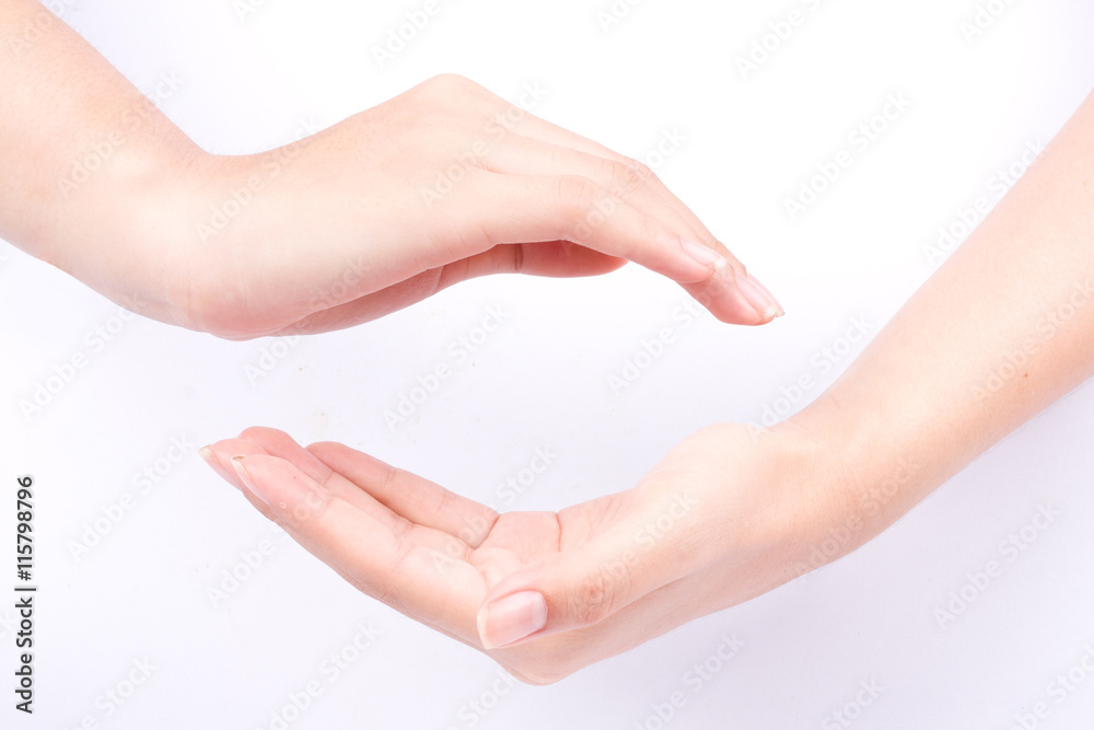 finger hand symbols isolated concept join two cupped hands and may the ...