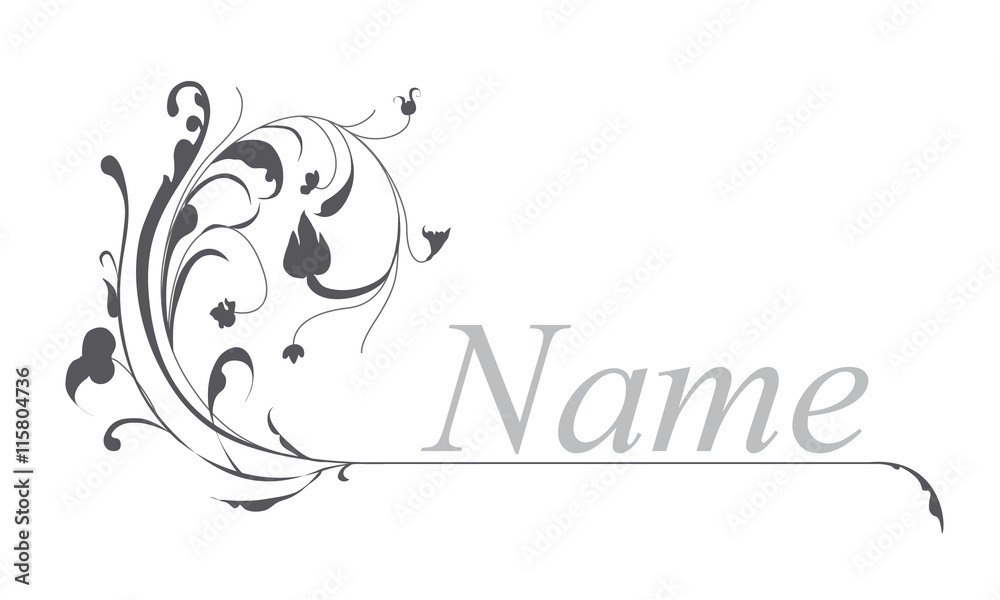 logo volutes Stock Vector | Adobe Stock