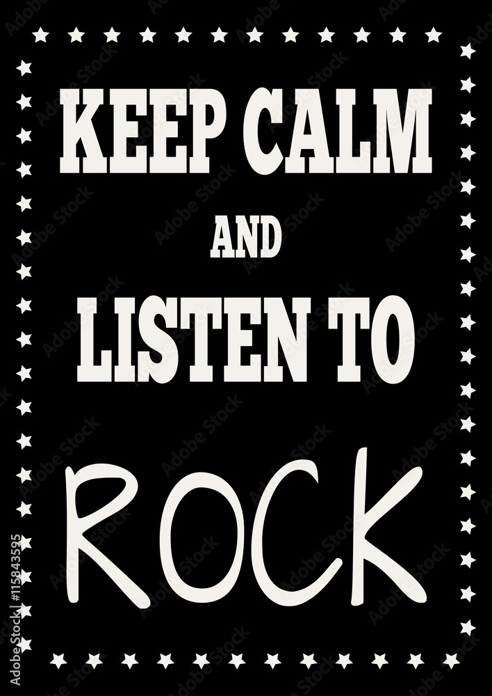 Keep Calm Background Black