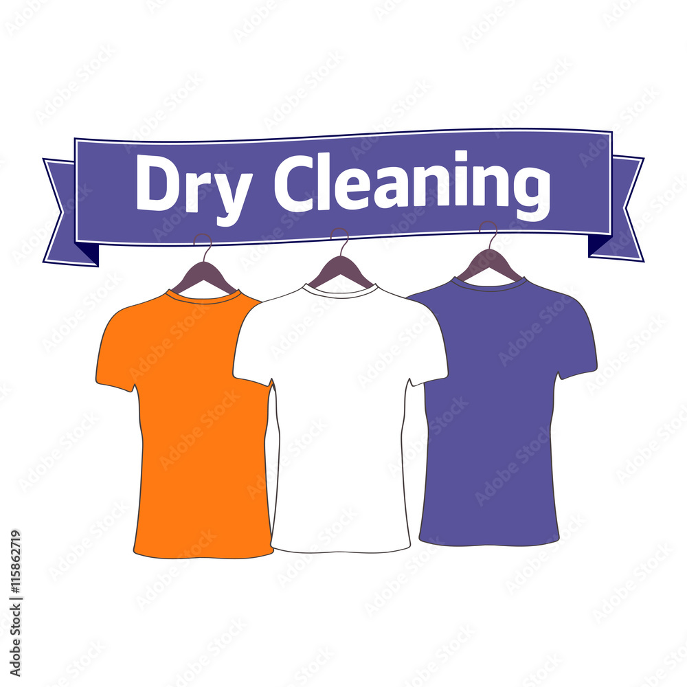 Dry cleaning. Dry cleaning logo. Concept for logo, label, poster and ...