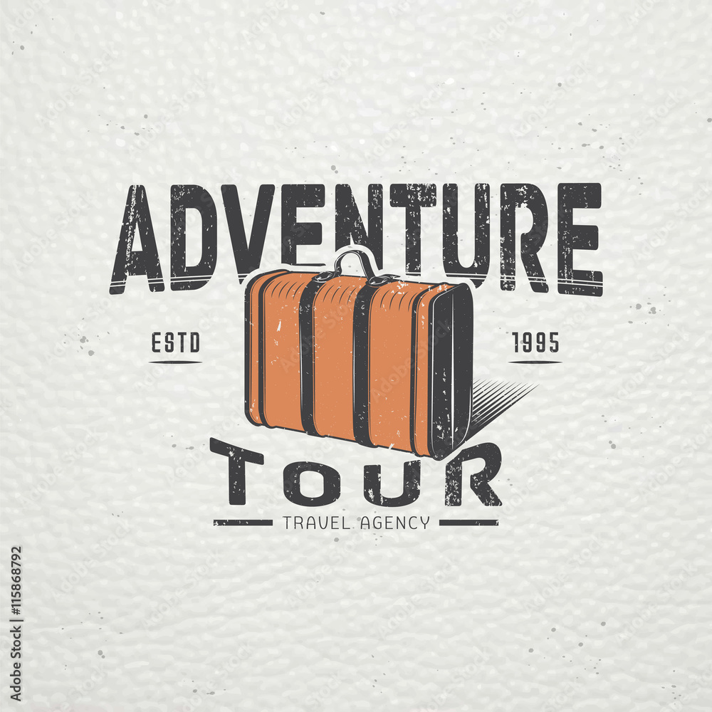 Summer time. Tourist agency. Travel around the world. Detailed elements ...