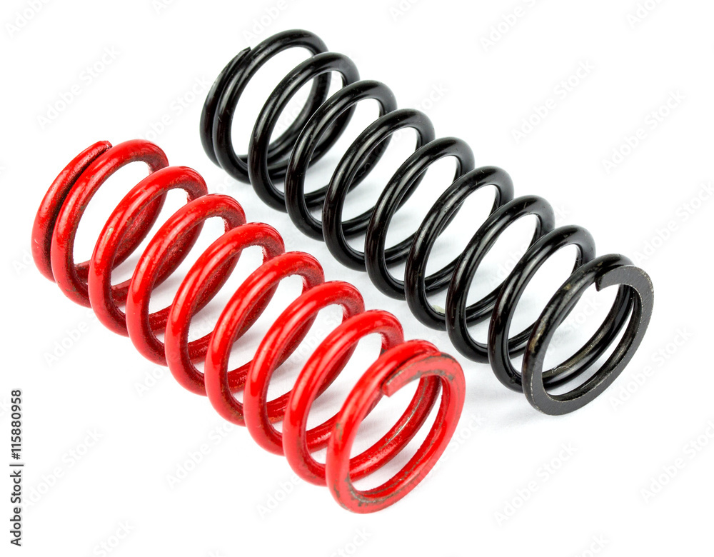 automotive suspension springs! Stock Photo | Adobe Stock