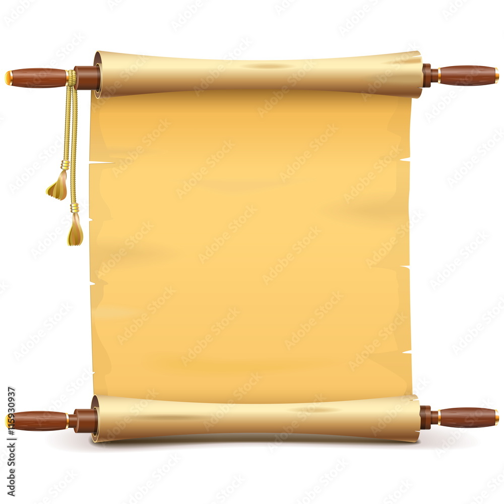 Vector Paper Scroll Stock Vector | Adobe Stock