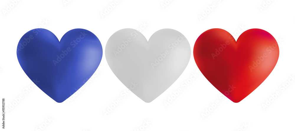 Red And Blue Love Background