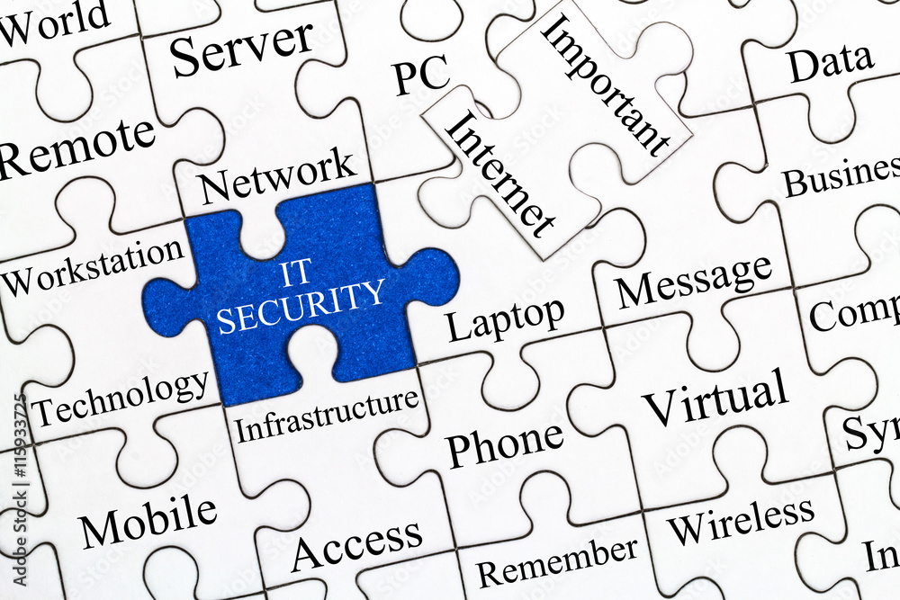IT Security Puzzle Concept Stock-Foto | Adobe Stock