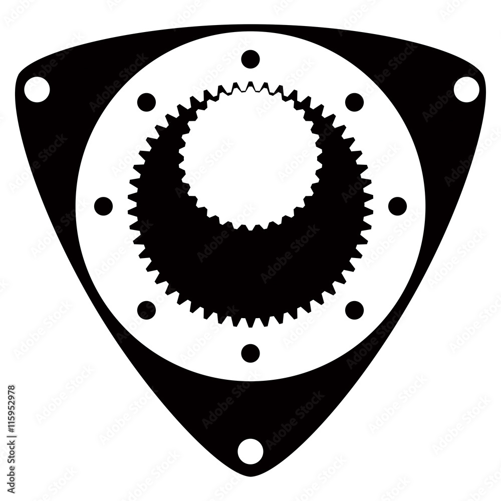 Car service - rotary engine repair icon Stock Vector | Adobe Stock
