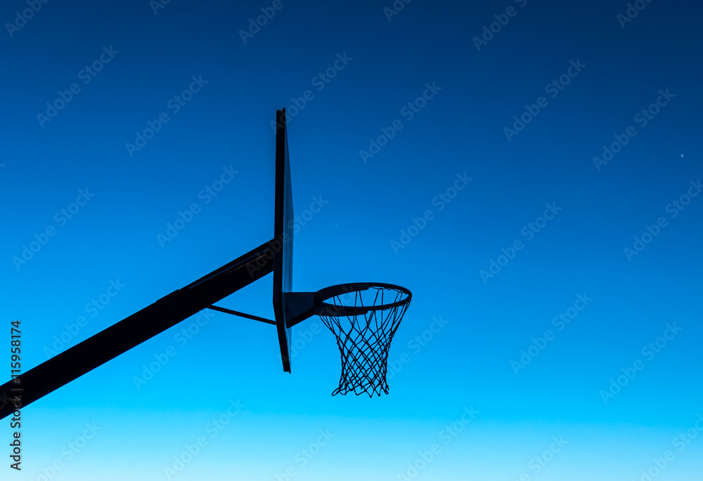 Basketball Net Silhouette