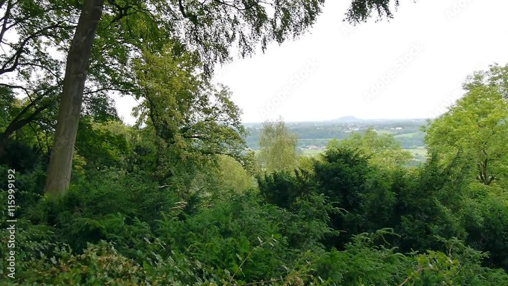 Aachen Lousberg Blick nach Norden Video Stock-Video | Adobe Stock