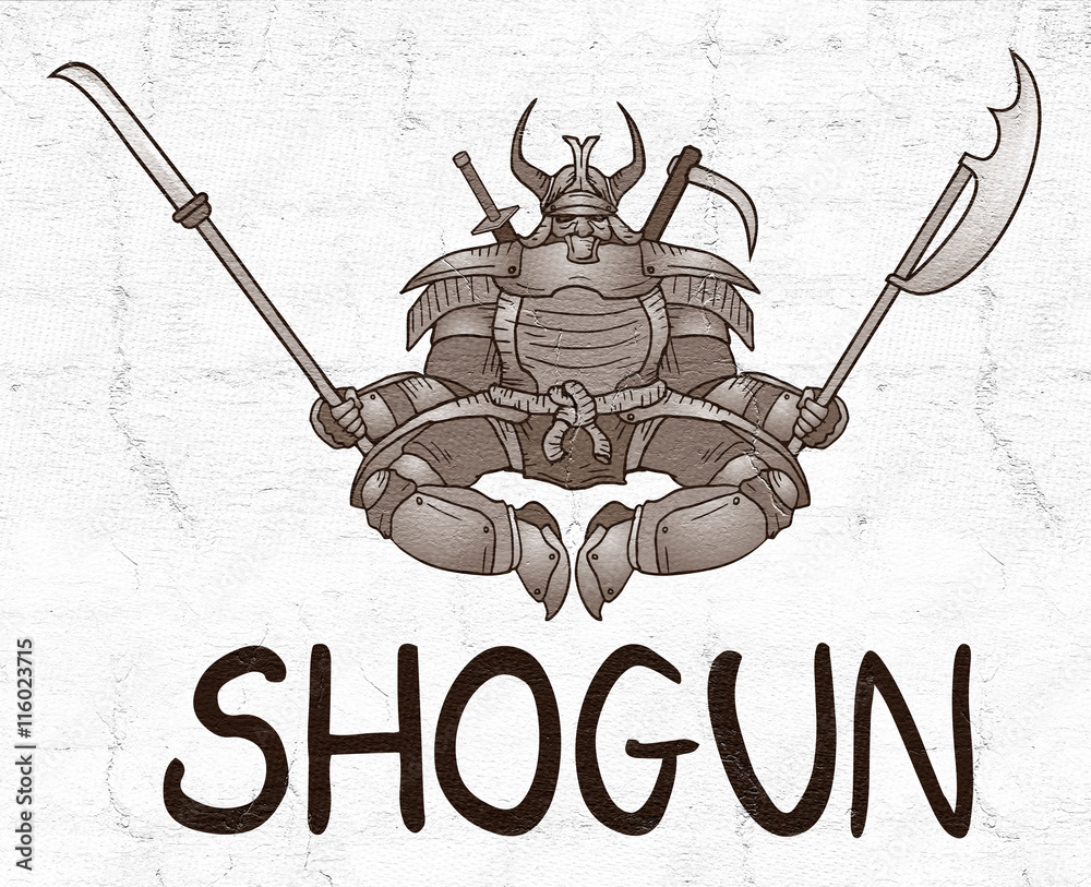 Shogun symbol Stock Illustration | Adobe Stock