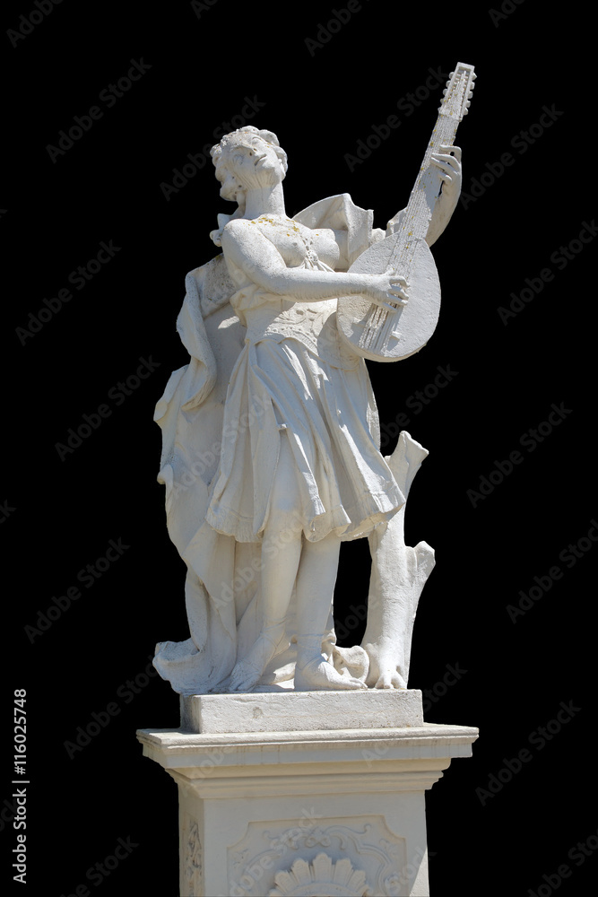 Erato , Muse in the gardens of Palace Belvedere Stock Photo | Adobe Stock