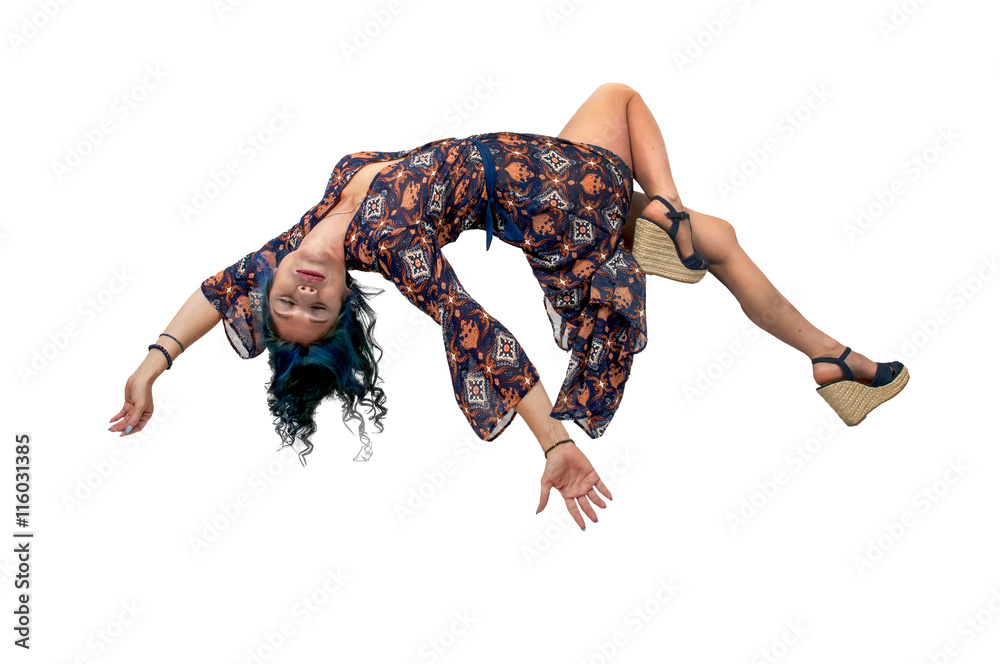 Beautiful Floating woman Stock Photo | Adobe Stock