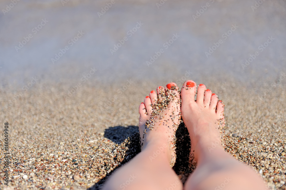 Women's beautiful legs Stock Photo | Adobe Stock