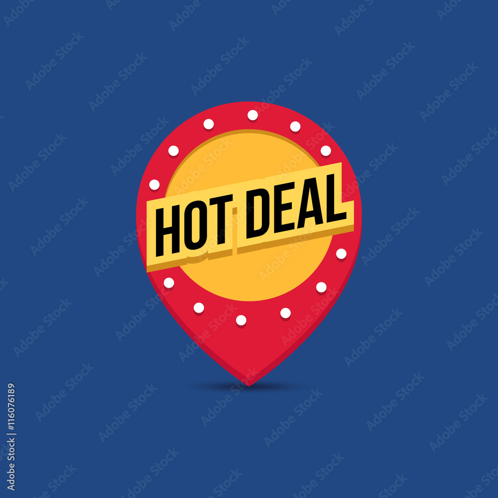 Vector light frame. Retro billboard. Red and yellow advertising sign ...