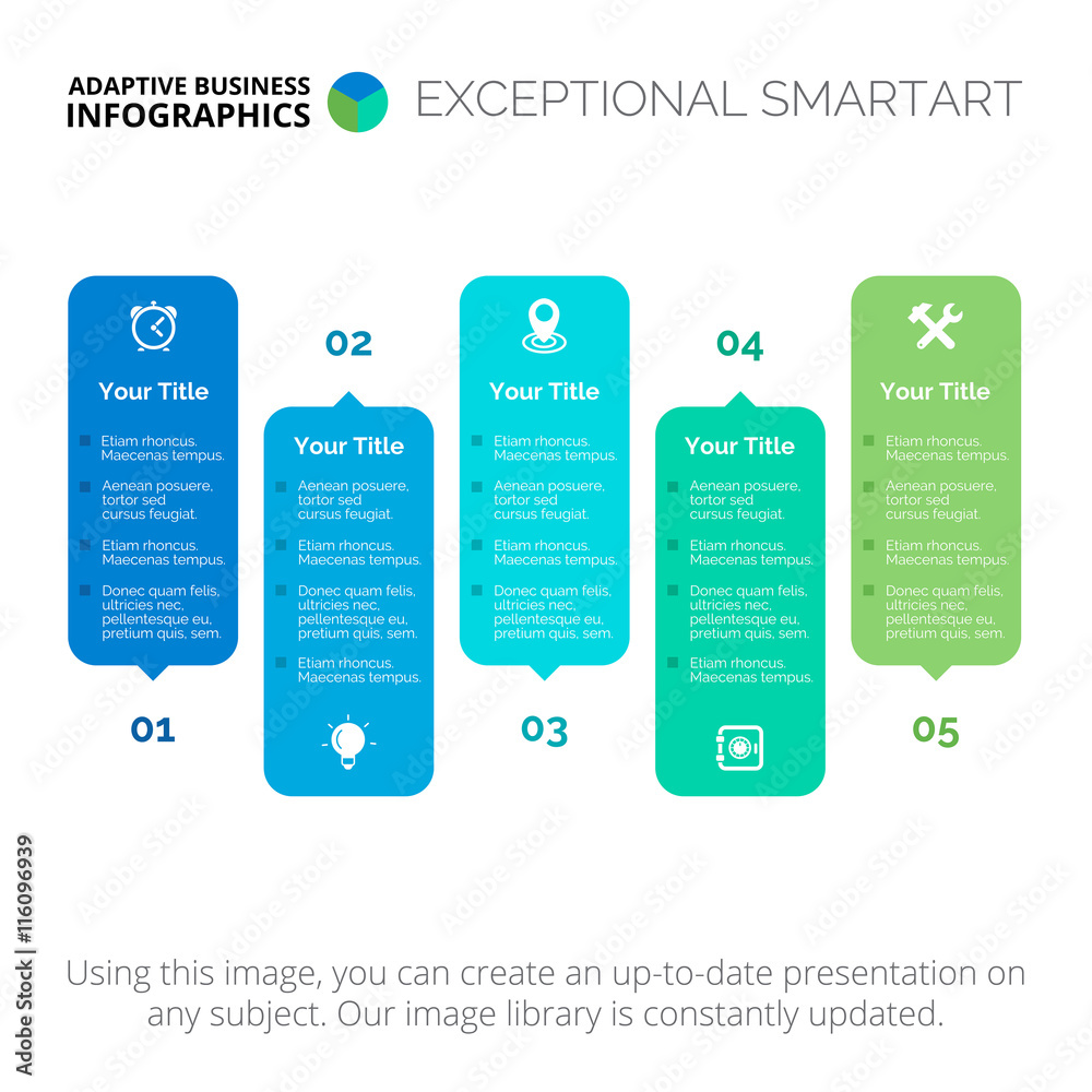Creative Process Chart Template Stock-Vektorgrafik | Adobe Stock