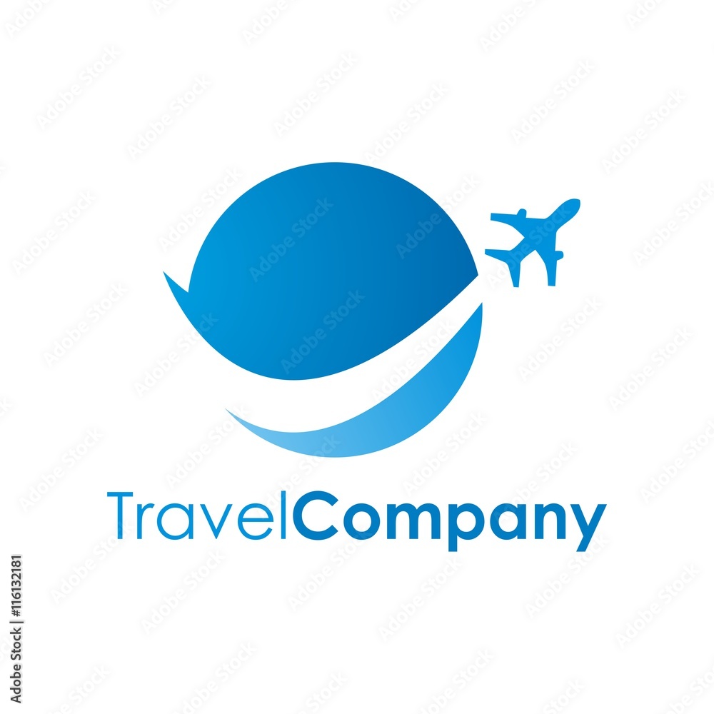 Travel logo symbol vector Stock Vector | Adobe Stock