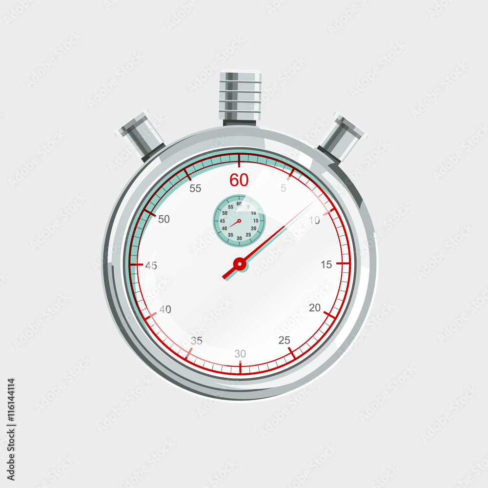 stopwatch cartoon Stock Vector | Adobe Stock