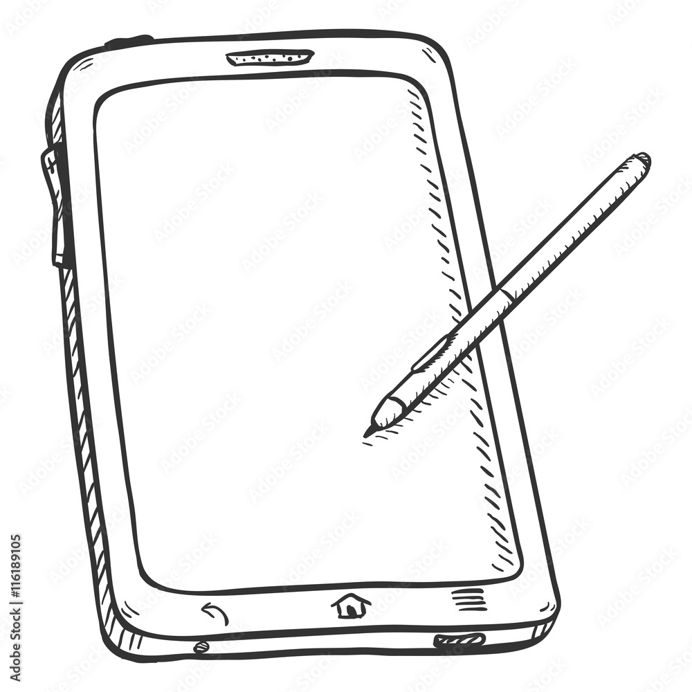 Tablet Computer Clip Art
