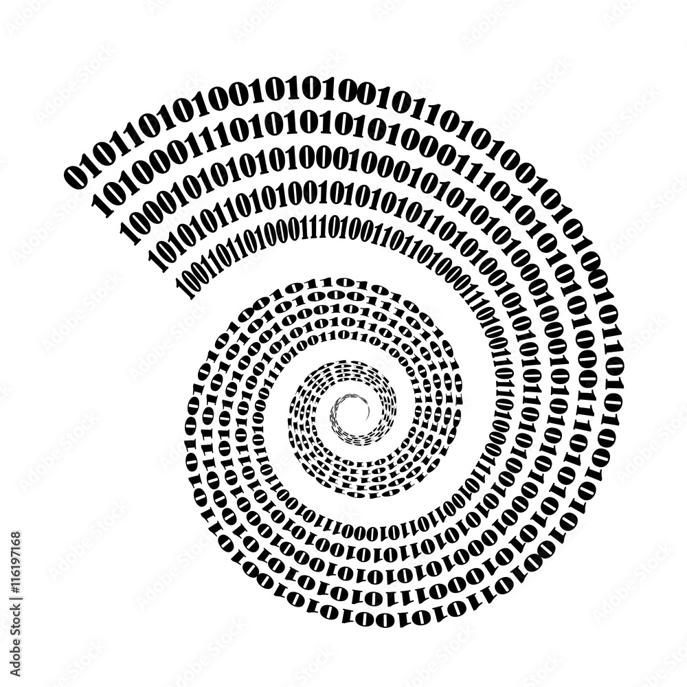 Vector Binary Code Background Numbers Concept Algorithm Data Code Decryption And Encoding 0112