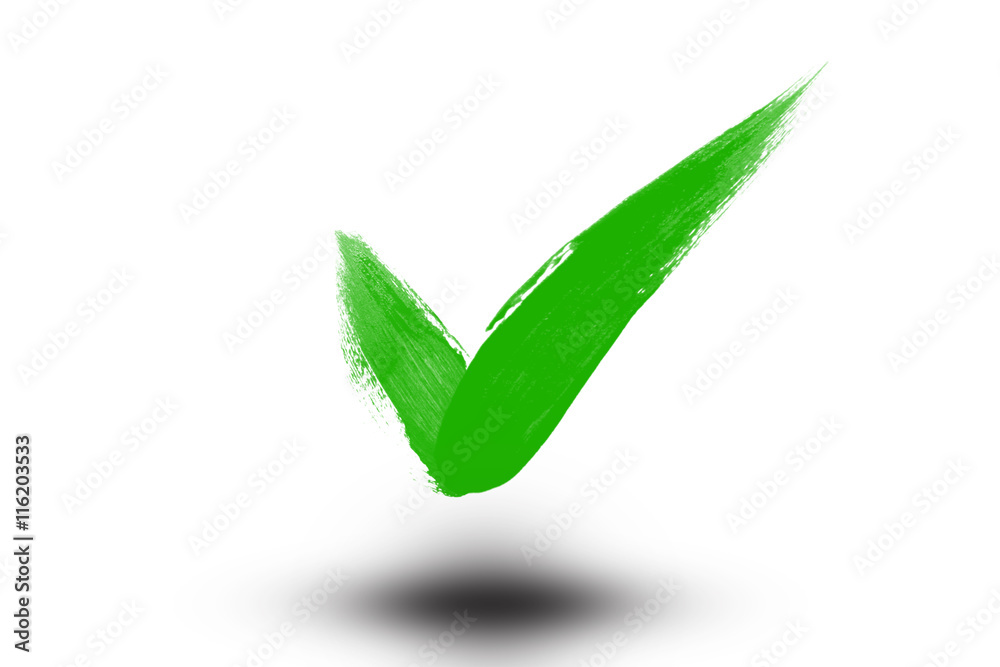 Poster símbolo de aceptación en verde – Wall Art | UkPosters