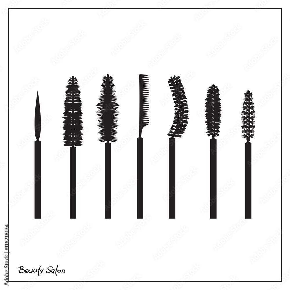 Mascara Brush Vector