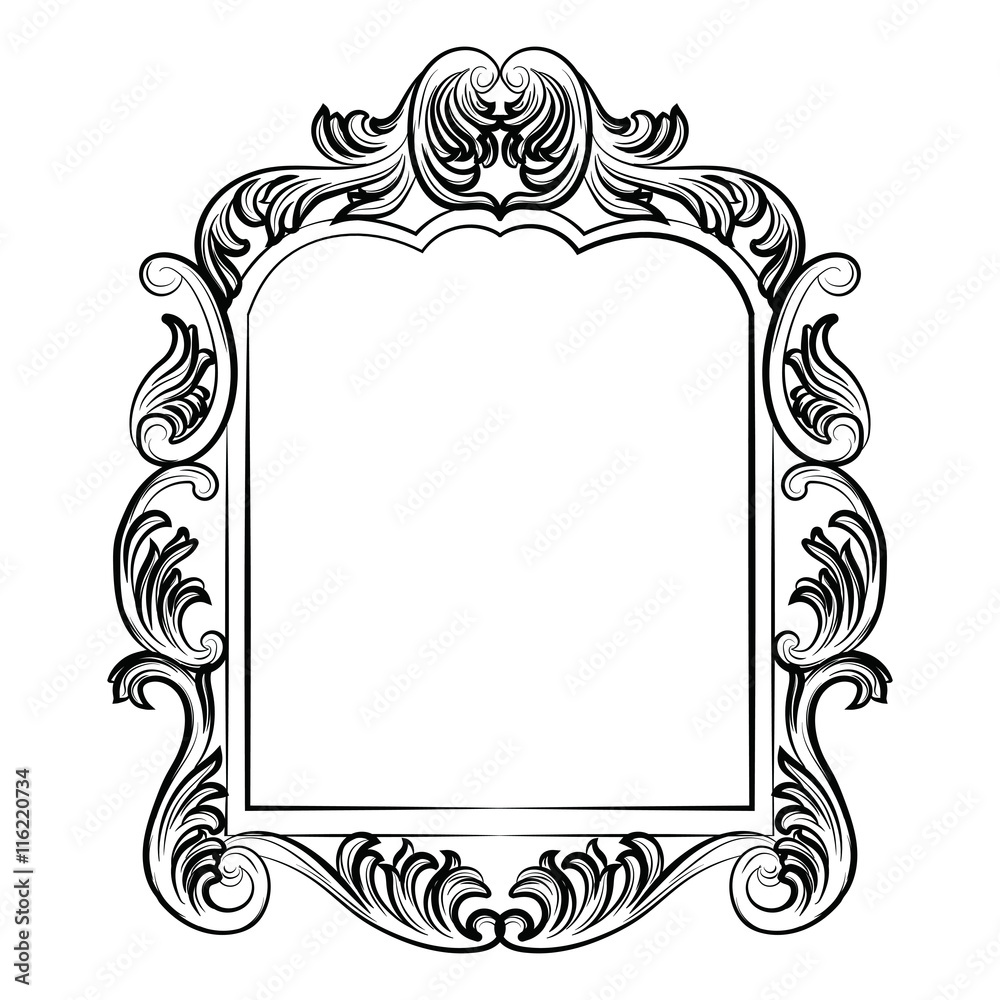 Mirror Frame Vector