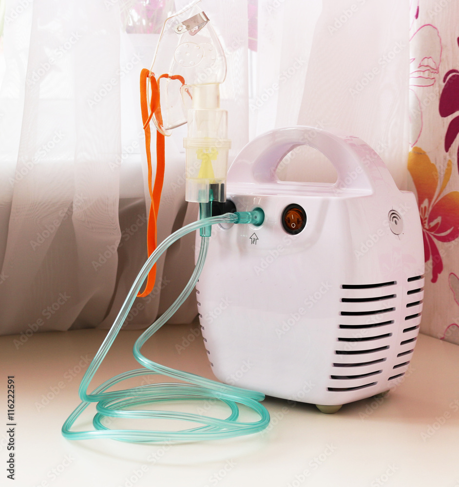 Medical ultrasonic nebulize, with additional items for the treatment of ...