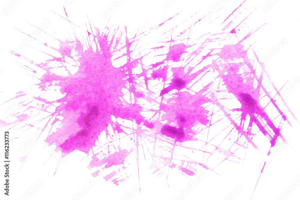 Watercolor splash - Abstract hand drawn watercolour background. Stock ...