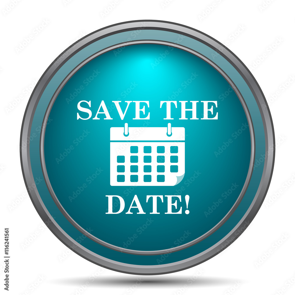 Save the date icon Stock Illustration | Adobe Stock