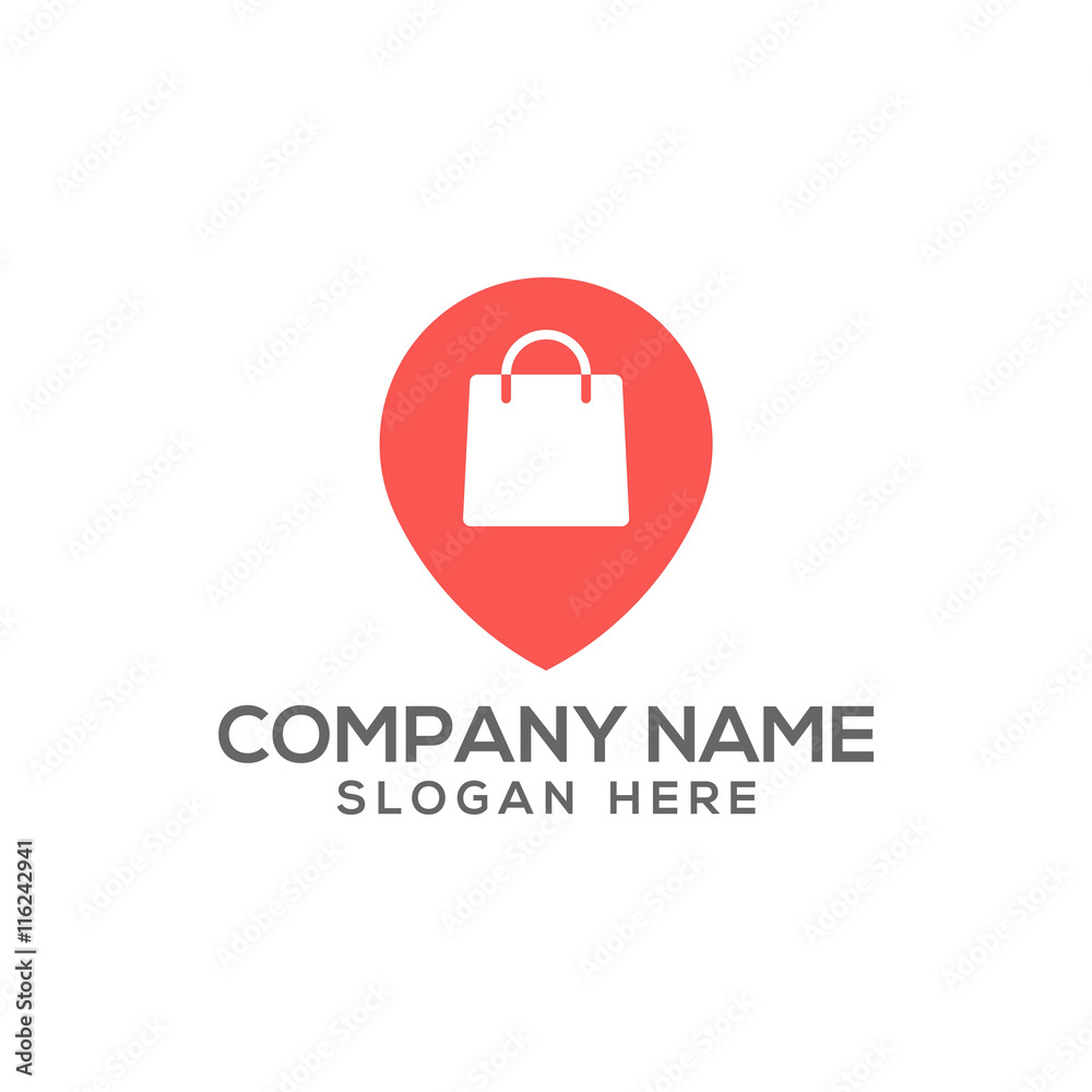 Shopping and retail logo vector Stock Vector | Adobe Stock
