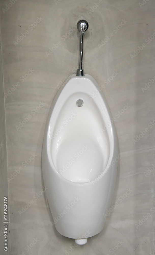 chamber pot in men public toilet. Stock Photo | Adobe Stock