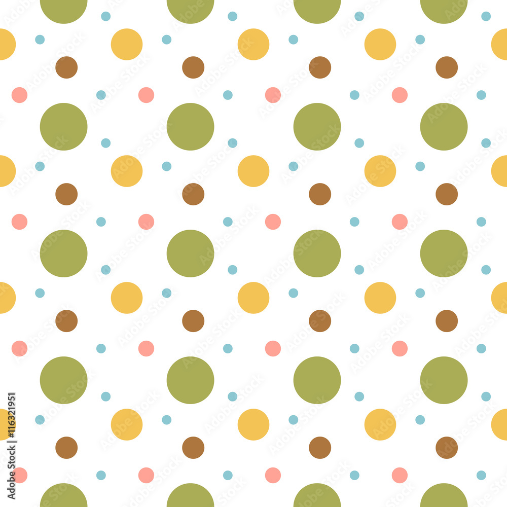 seamless dot pattern and background vector illustration Stock ...