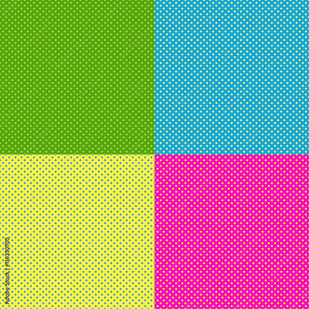 Halftone color pop art background vector illustration. Pop art retro ...